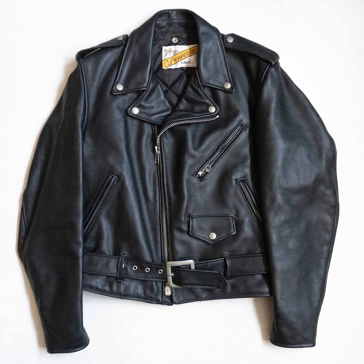 【楽天市場】【美品】SCHOTT【618/ダブルライダース ジャケット】40 レザー アメリカ製 ブラック ショット 2412122：OLD BOY SHOP