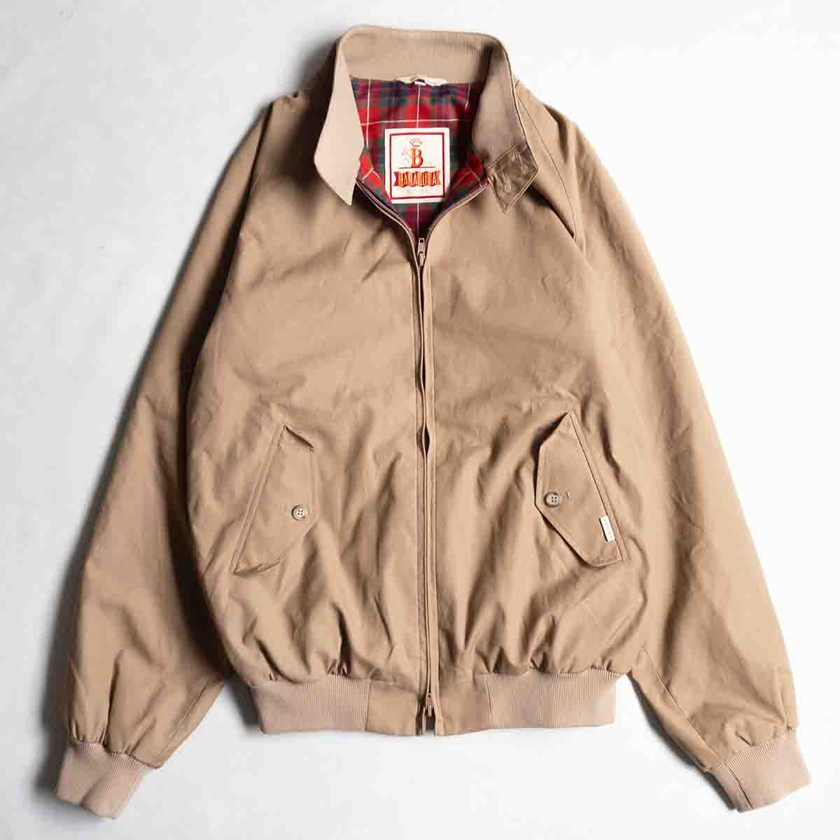 【楽天市場】【美品】 BARACUTA 【G9 スウィングトップ ハリントンジャケット】 38 バラクータ タン ルーマニア製 25050199：OLD BOY SHOP