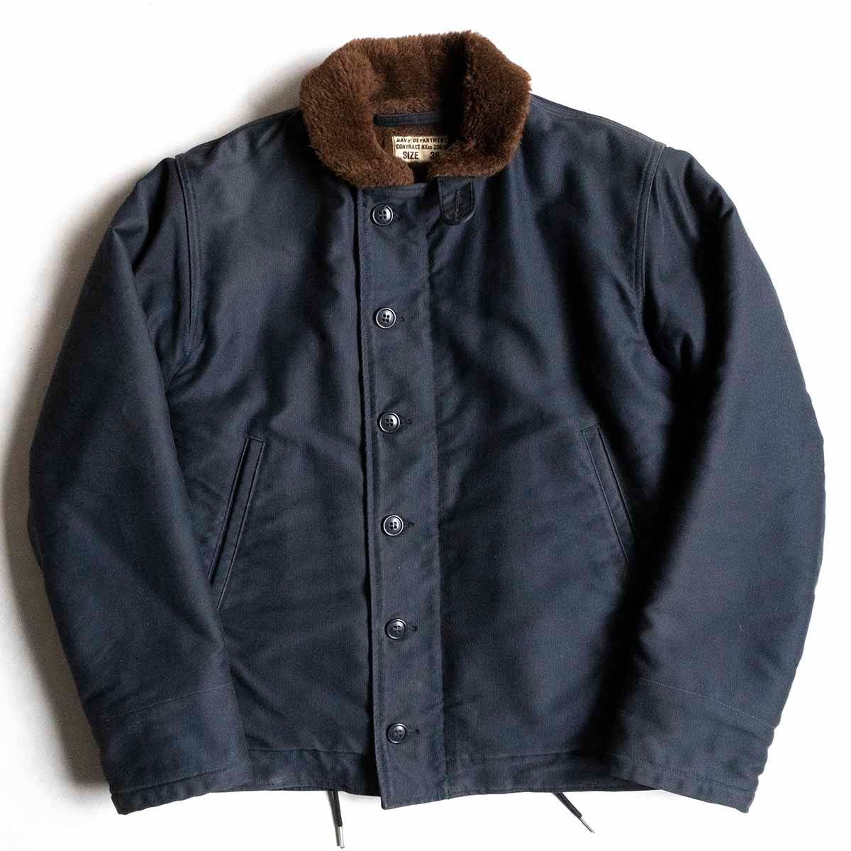 【楽天市場】【雰囲気抜群】THE REAL McCOY'S 【N-1 DECK JACKET 】38 ネイビー デッキジャケット ミリタリー 25050337：OLD BOY SHOP