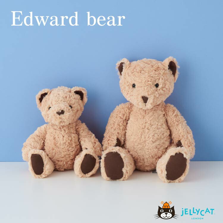 【楽天市場】ジェリーキャット ぬいぐるみ ふわふわ くま エドワードベア Edward Bear Small Medium Sサイズ Mサイズ ファーストトイ おもちゃ 誕生日 女の子 男の子 ...