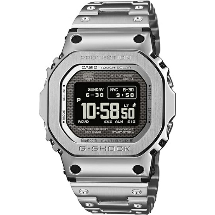 【楽天市場】入荷次第発送！【国内正規品】CASIO G-SHOCK カシオ ジーショック フルメタル MIP液晶 Bluetooth搭載 電波 ...