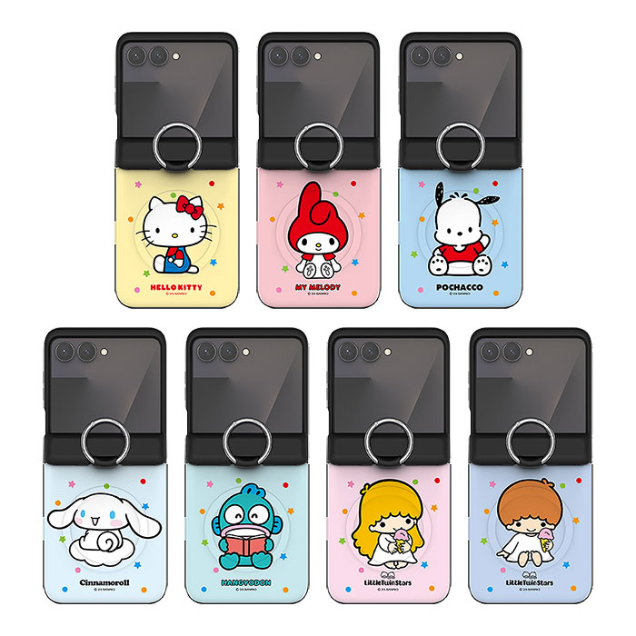 【楽天市場】Sanrio Characters Weekend Z Flip Auto Hinge Magnetic Card Door ...