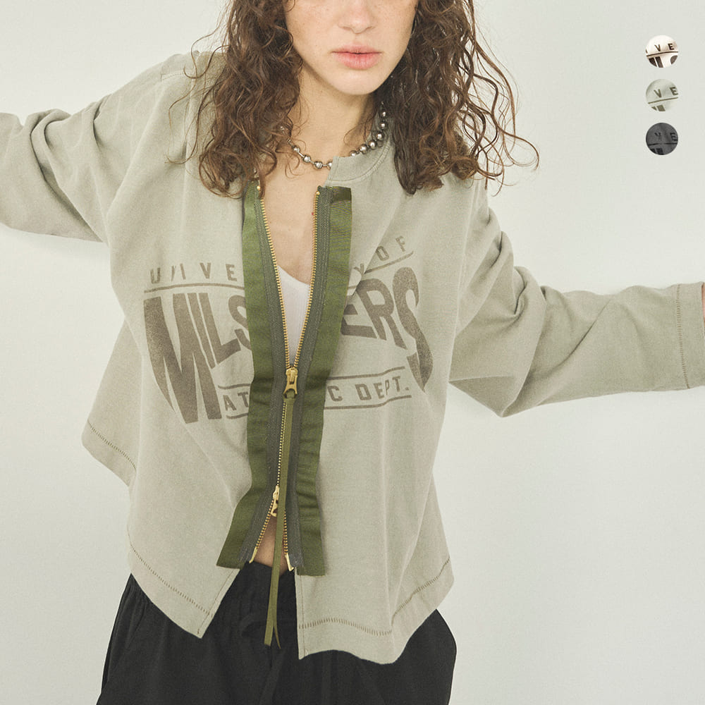 【楽天市場】kha:ki カーキ コットン リメイク Tシャツ カーディガン “REMAKE TEE CARDIGAN” mil25scs3460-kk 2025aw新作 レディース ...