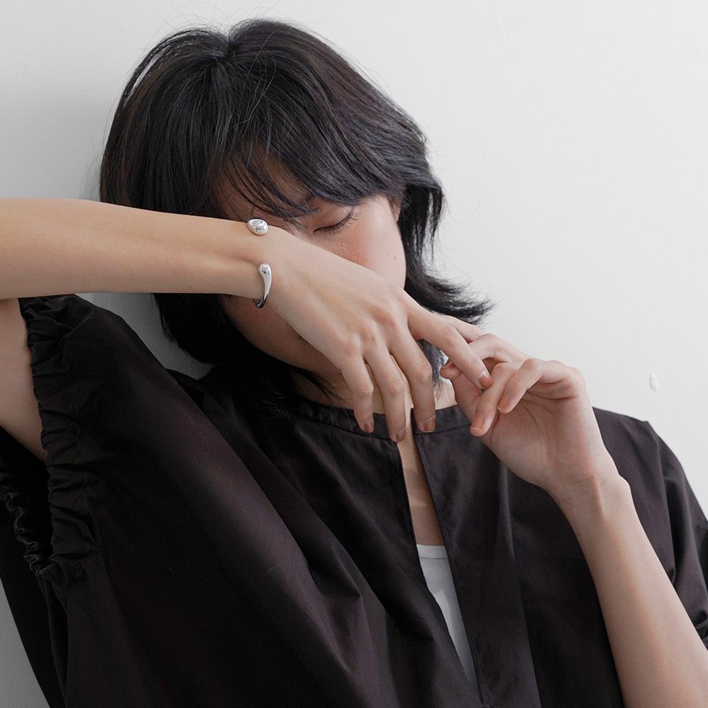 【楽天市場】JAMIRAY ジャミレイ ワインディング シルバー バングル “WINDING BANGLE 2 SV” 244-270108 ...