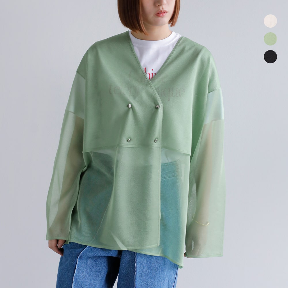 【楽天市場】MANOF マノフ シアー レイヤー カーディガン 88106-2072-kk レディース：OLUGA（オルガ）