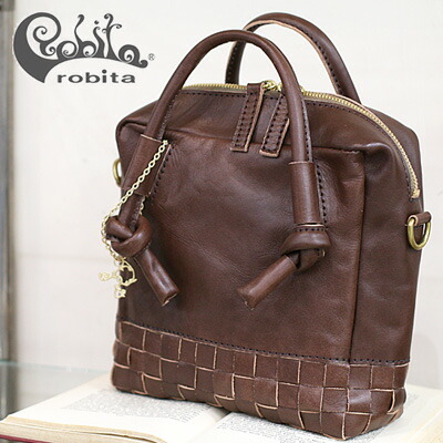 【楽天市場】【ポイント10倍】anyam nya robita stone wash STA-301 BRONZE ロビタ レザー 2wayショルダーバッグ ブロンズ ブラウン：オマケ des ...