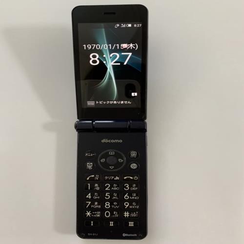 【楽天市場】docomo AQUOS SH-01J ﾌﾞﾙｰﾌﾞﾗｯｸ 白ロム ケータイ SHARP：オーミチストア