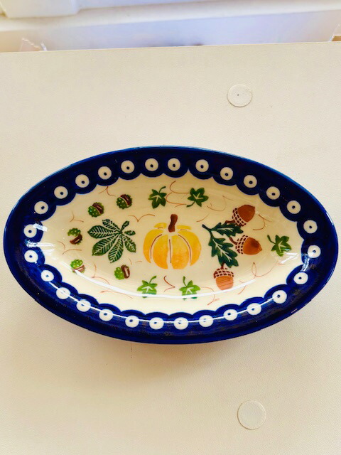 【楽天市場】オーバルディッシュ (K724-DU441) Ceramika Boles遵gawiecka Kalich[カリヒ]ポーランド食器 ...