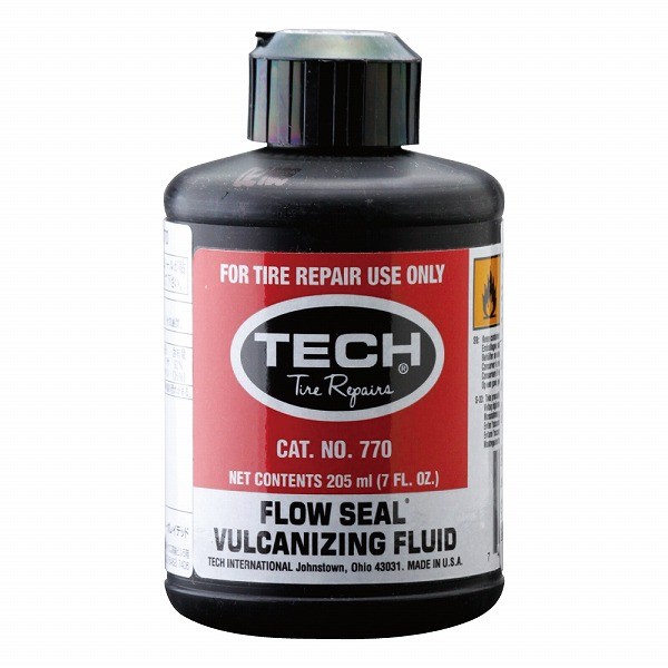 【楽天市場】#770 TECH 強力加硫セメント 205ml ハケ無：男前ツール