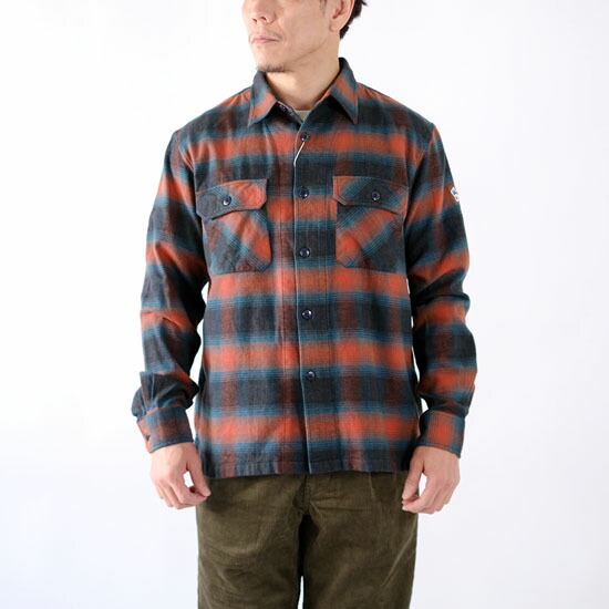 【楽天市場】アルボマレー ArvorMaree メンズ CPOシャツ オンブレチェック CPO SHIRT OMBRE CHECK LSH ...