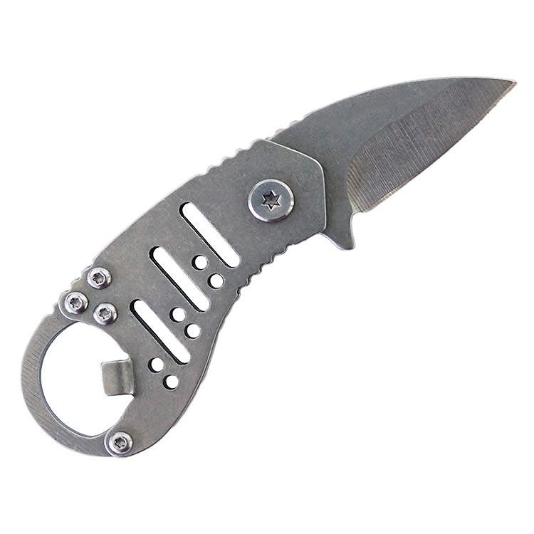 【楽天市場】折りたたみ式 ナイフ 小型 コンパクト キーリング 持ち運び キャンプ 釣り アウトドア ストーンウォッシュ PR-ORIORI【メール便対応】：ONE DAZE