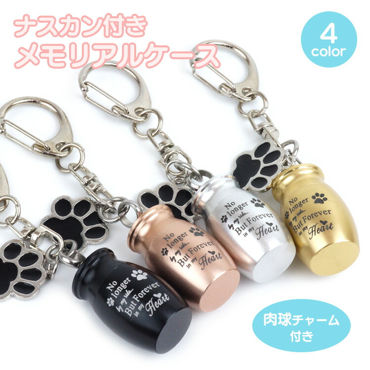 【楽天市場】ペット 遺骨 カプセル ミニカプセル キーホルダー 自立式 遺骨入れ メモリアル ペット仏具ナスカン 肉球 チャーム付き PR-MORIAL：ONE DAZE