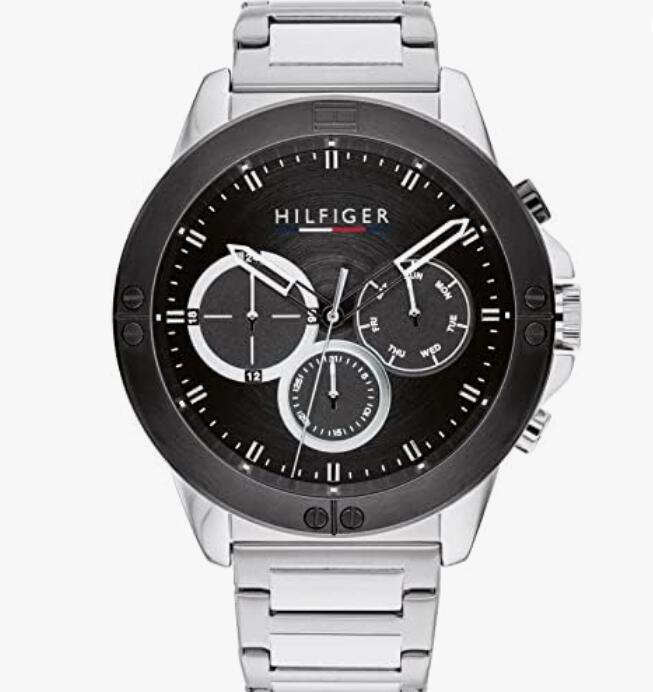 【楽天市場】[トミーヒルフィガー] Tommy Hilfiger Men's Analogue Quartz Watch with ...