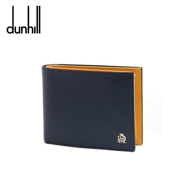 【楽天市場】ダンヒル Fulham 財布 dunhill フルハム 二つ折り ネイビー バイカラー L2T732N：1MORE（ワンモア）