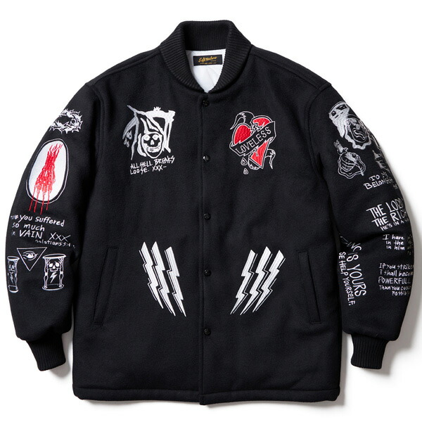 【楽天市場】SOFT MACHINE/ソフトマシーン ファラオコート FEAR COAT PHARAOH COAT【スタジアムジャケット】：ONE’S FORTE GP