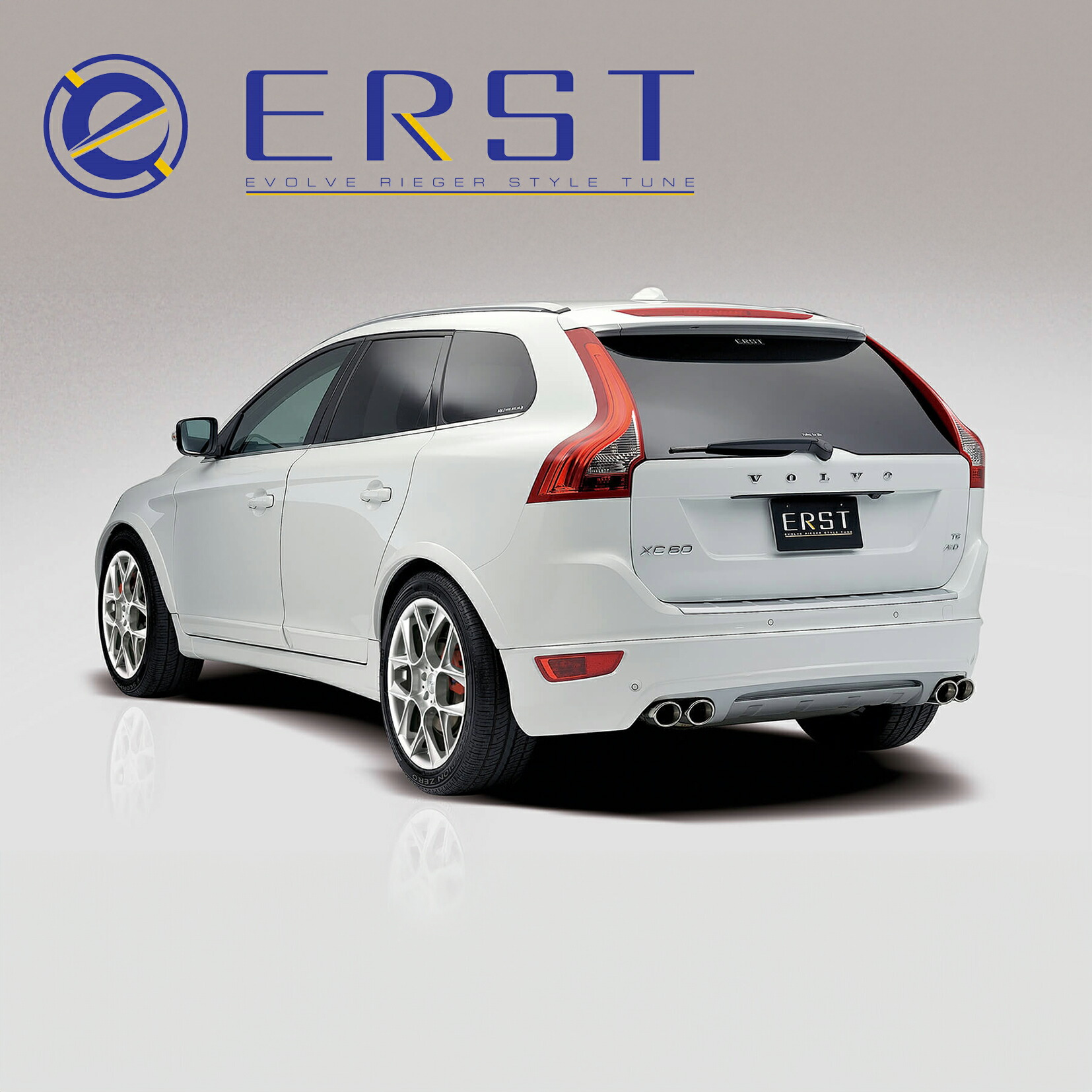 【楽天市場】ボルボ専用ERST(エアスト)XC60(DB) 2010年~ エアロパーツ 3Pスペシャルセット(フロントリップスポイラー/リアスカート/オーバーフェンダーキット)+マフラー ...
