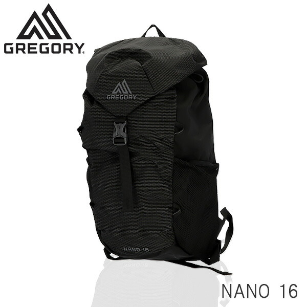 【楽天市場】GREGORY グレゴリー バックパック NANO ナノ 16 16L オブシディアンブラック 1114970413 リュックサック リュック バッグ アウトドア『送料無料（一部 ...
