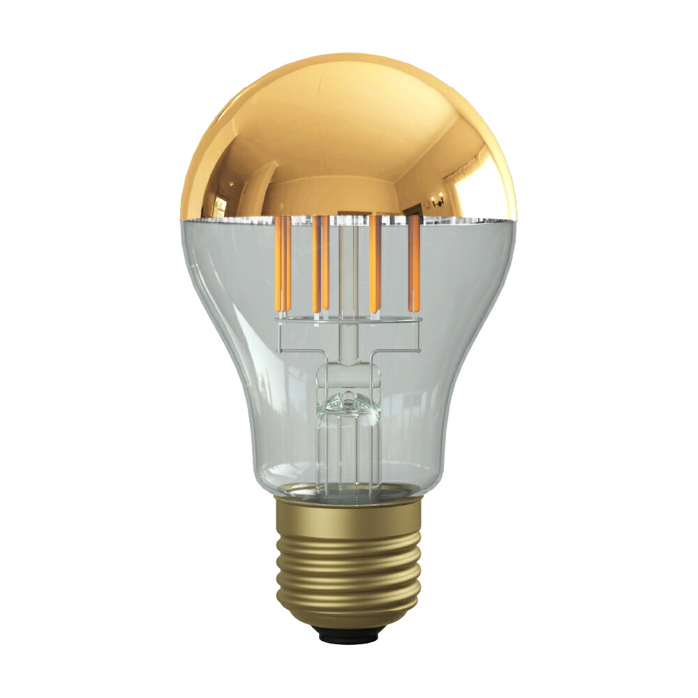【楽天市場】【フィラメントLED電球「Siphon」ザ・バルブ LDF39D】E26 Gold mirror 電球色 Tミラー レトロ ...