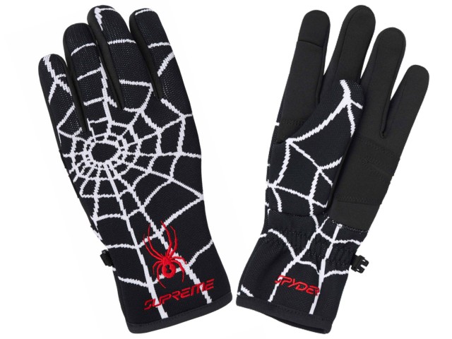 【楽天市場】シュプリーム 手袋 SUPREME 24AW 新品 黒 Supreme x Spyder Gloves BLACK スパイダー ...