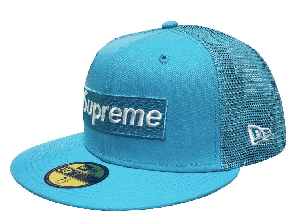 【楽天市場】SUPREME シュプリーム ニューエラ コラボ 23SS ブルー Box Logo Mesh Back New Era cap ...