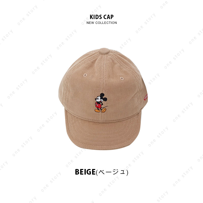 【楽天市場】【大感謝祭★セール】 ディズニー ライセンス公式 ミッキー キャップ 帽子 キッズ 韓国 女の子 男の子 小学生 ジュニア カラー ...