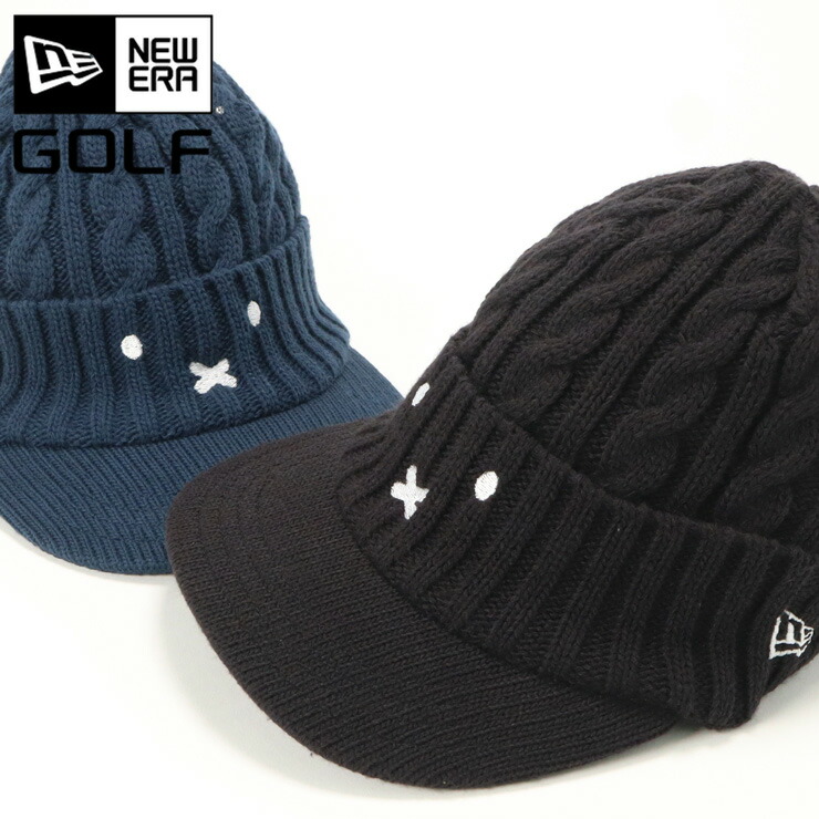 【楽天市場】ニューエラ ゴルフ ニットキャップ NEW ERA GOLF レディース メンズ 帽子 コラボ miffy グッズ 黒 ナイロン ...