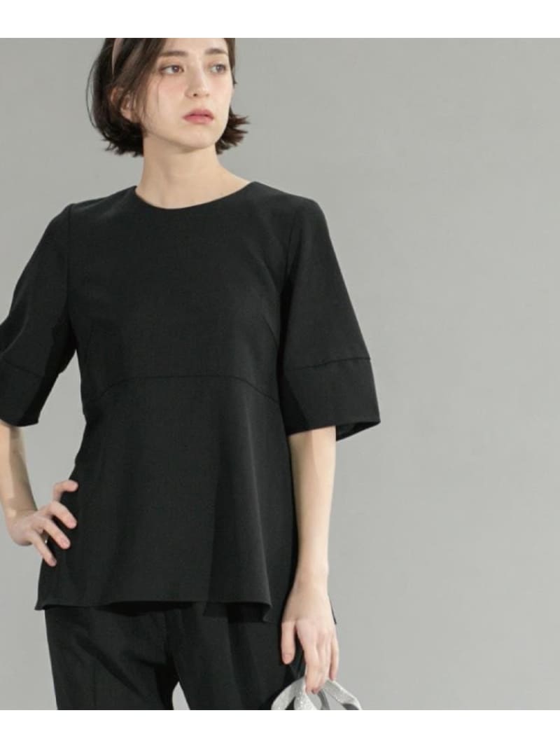 【楽天市場】【SALE／60%OFF】《6色展開》ストレッチペプラムブラウス/セットアップ対応【洗濯機洗い可/防シワ】 OPAQUE.CLIP オペークドットクリップ トップス シャツ ...