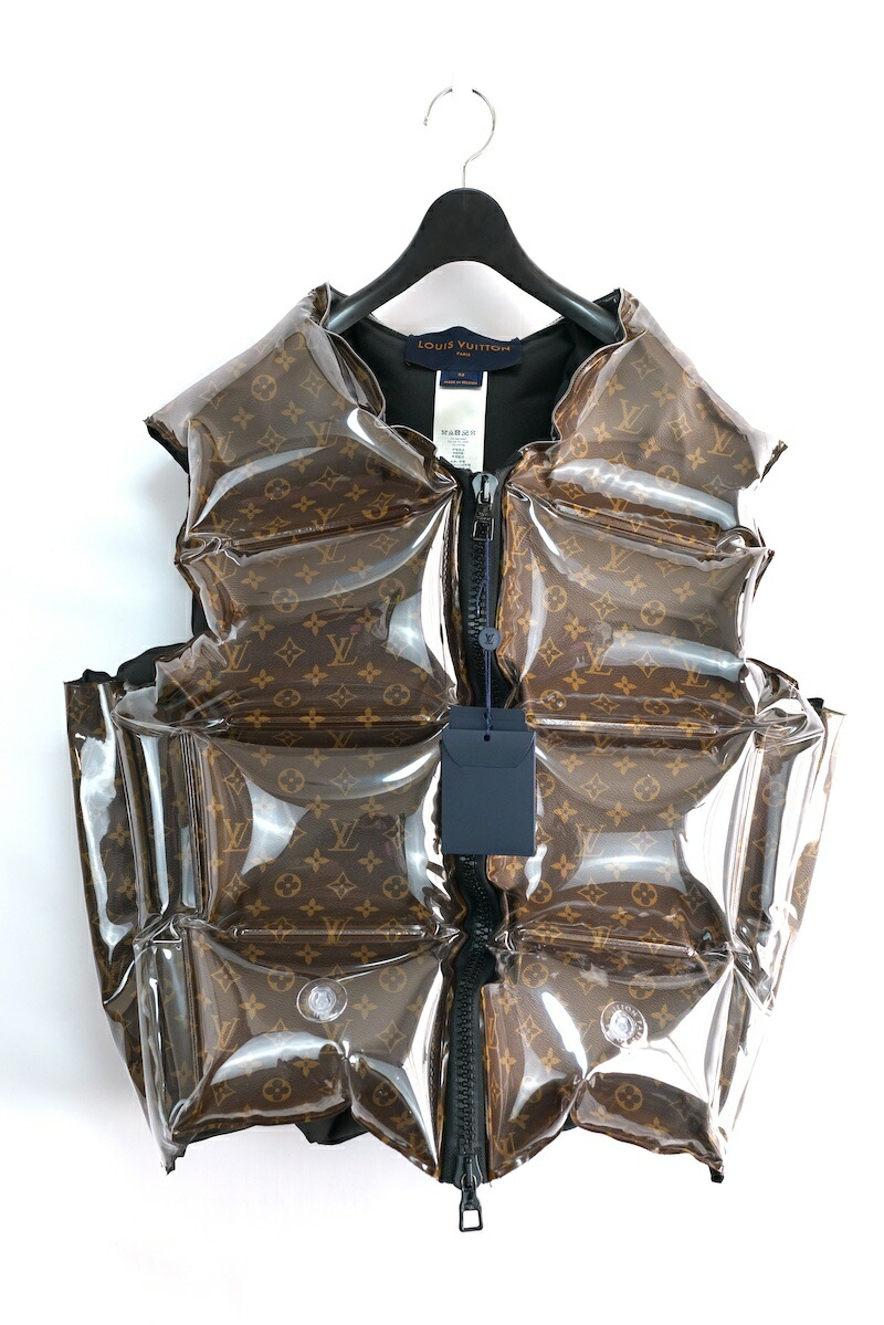 【楽天市場】21SS LOUIS VUITTON Virgil Abloh Monogram Inflatable Gilet ルイヴィトン ...
