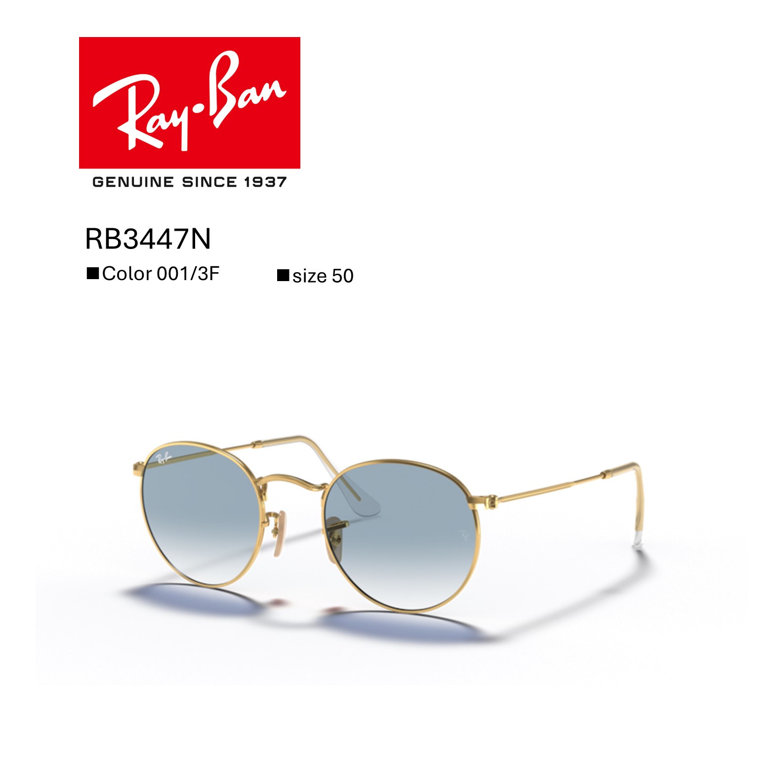 【楽天市場】【期間限定ポイント10倍】【在庫残り僅か】レイバン｜RayBan RB3447N_001/3F サングラス：和真Optus 楽天市場店