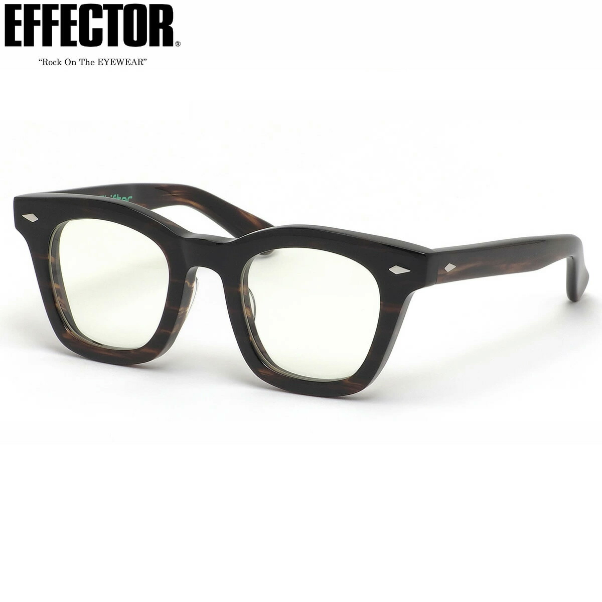 【楽天市場】エフェクター Phase Shifter CO 48サイズ メガネ UVカット仕様伊達メガネレンズ付 EFFECTOR × BOSS ボス フェイズシフター 日本製 メンズ ...