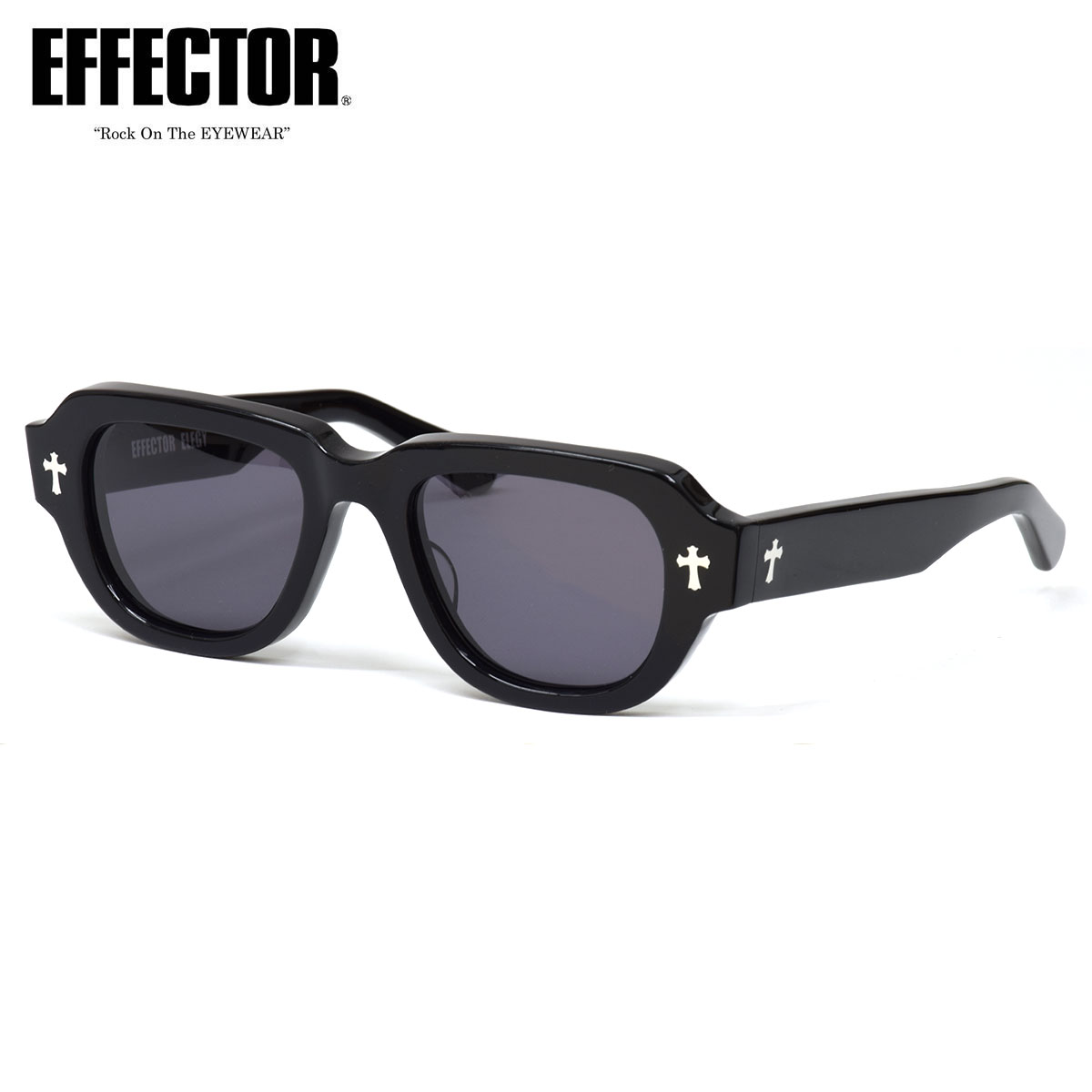 【楽天市場】エフェクター ELEGY BK/DGY 52 サングラス EFFECTOR エレジー黒縁 くろぶち made in Japan 日本製 鯖江 国産 メンズ レディース：電脳眼鏡