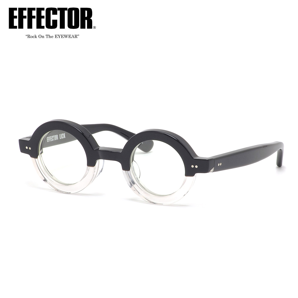 【楽天市場】エフェクター LICK BK2 38 メガネ 伊達メガネレンズ付 EFFECTOR リック made in Japan 日本製 メンズ レディース：電脳眼鏡