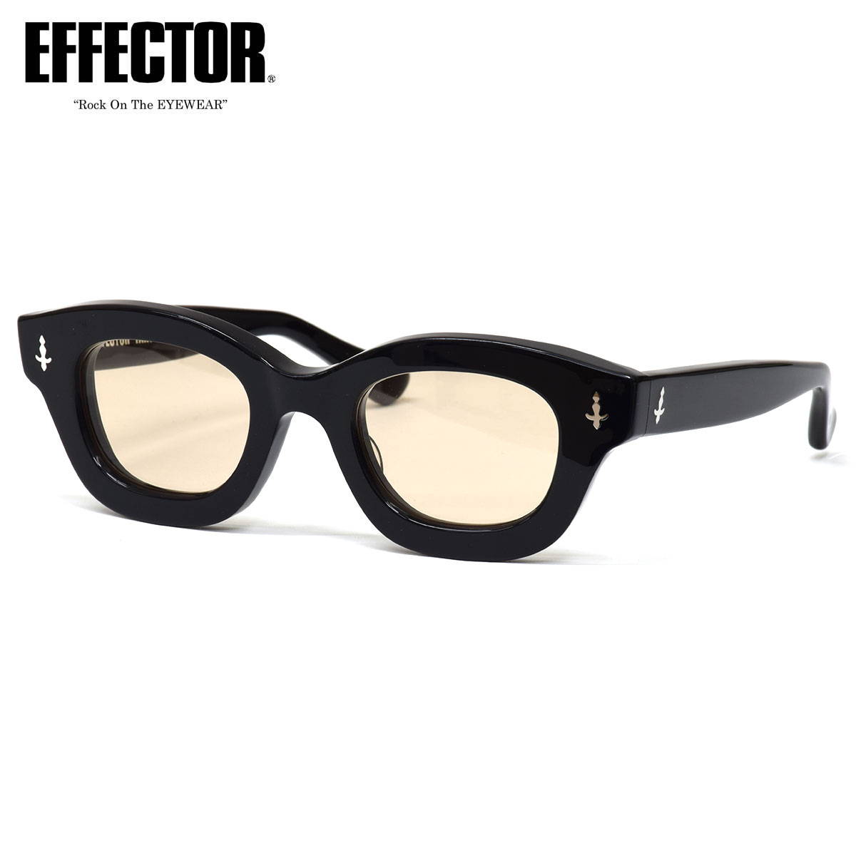 【楽天市場】エフェクター TAKT BK/BR 46 サングラス EFFECTOR タクト 黒縁 くろぶち made in Japan 日本製 鯖江 国産 メンズ レディース：電脳眼鏡