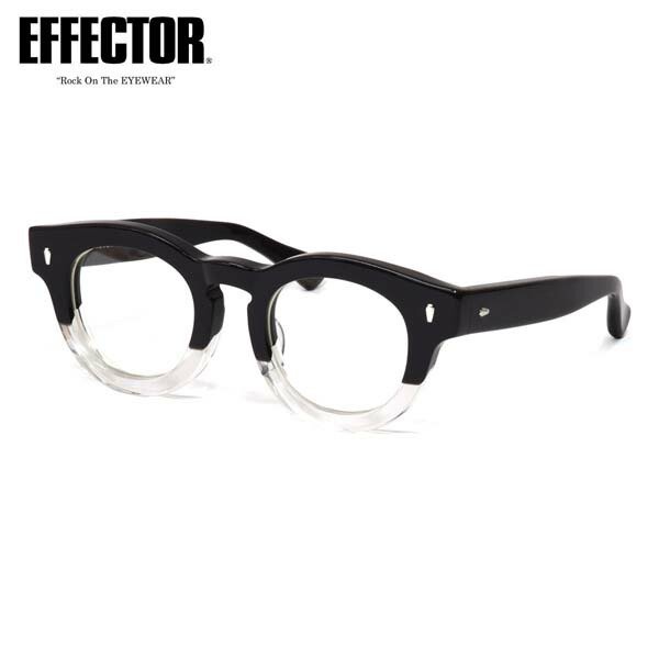 【楽天市場】エフェクター TANTO BK2 47 メガネ 伊達メガネレンズ付 EFFECTOR タント メイドインジャパン 日本製 国産 鯖江 メンズ レディース：電脳眼鏡