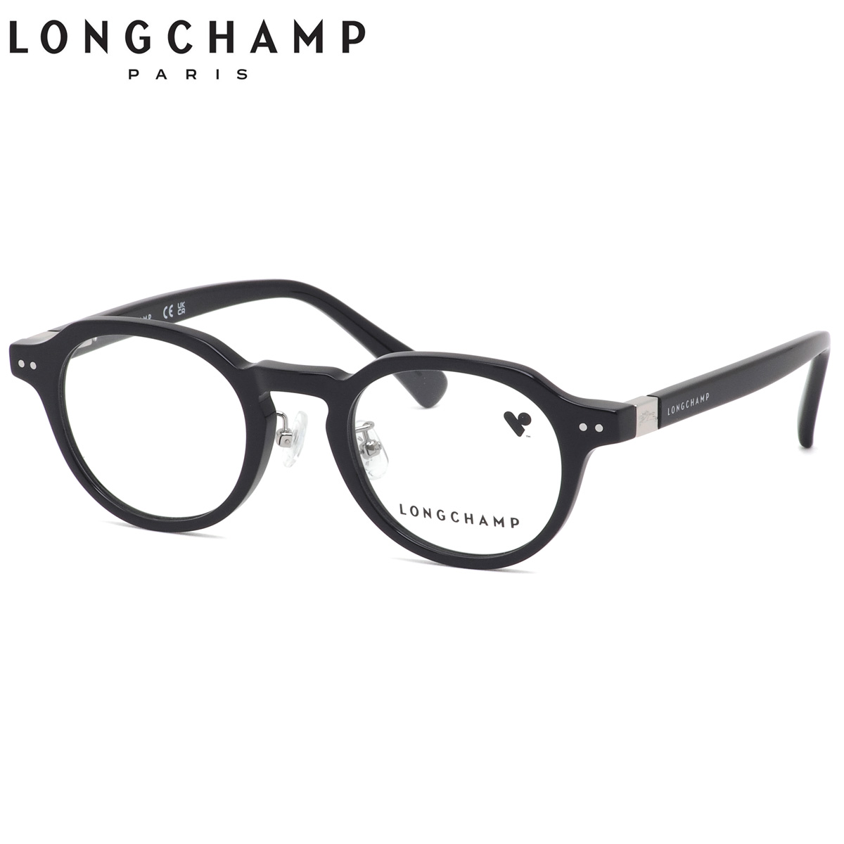 【楽天市場】ロンシャン LO2749LBJ 001 46 メガネ LONGCHAMP クラウンパント 黒縁 くろぶち 小さめ バネ蝶番 ローブリッジフィット レディース：電脳眼鏡