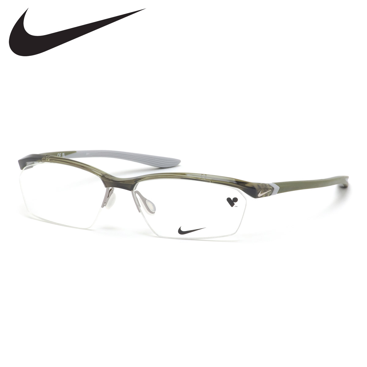 【楽天市場】ナイキ 7140AF 316 57 メガネ NIKE ハーフリム ブロー スポーツ 運動 メンズ レディース：電脳眼鏡