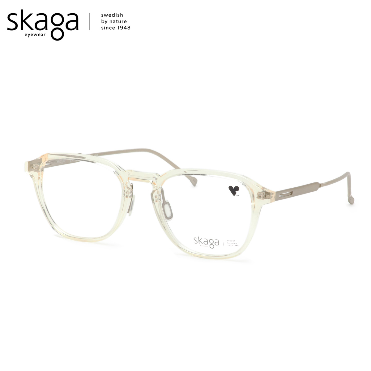 【楽天市場】スカーガ SK2883LB 749 52 メガネ skaga TEMPERATUR テンパチュア テンプリチャー クリアイエロー ...