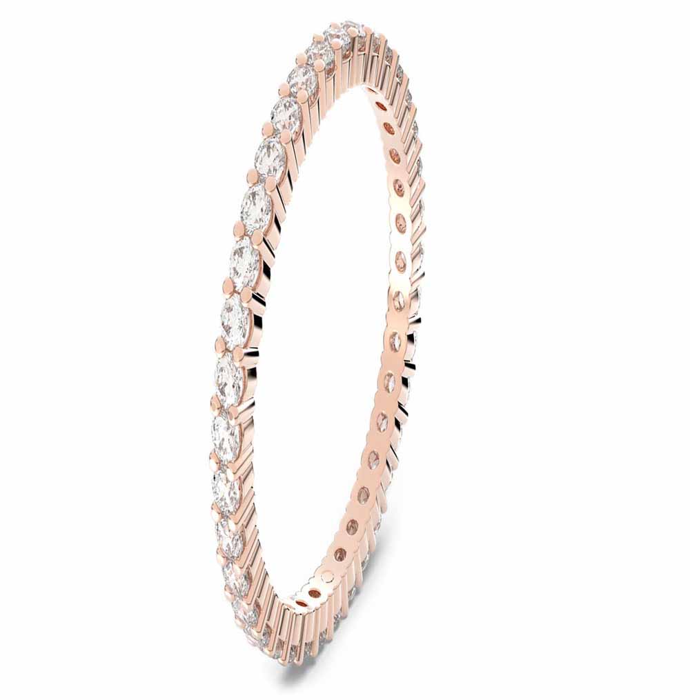 【楽天市場】スワロフスキー（SWAROVSKI）Vittoreリング 指輪 1mm 華奢 極細リング ジュエリー アクセサリー シルバー ...