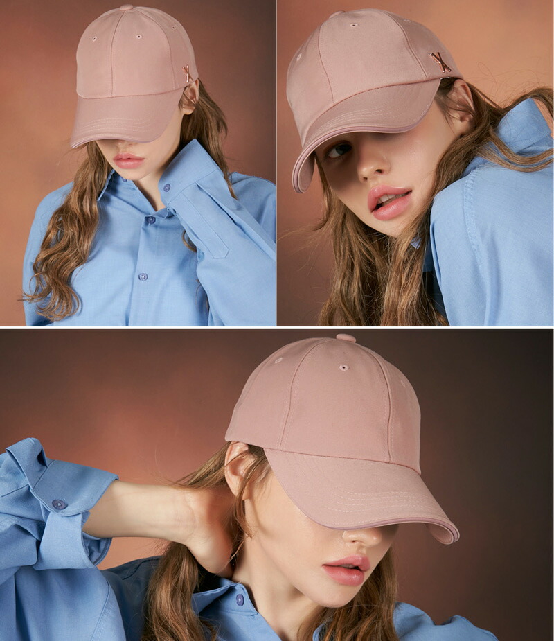 【正規販売店】VARZAR バザールキャップ 韓国ブランド CAP 紫外線対策帽子 ローズゴールド ブラック ピンク ベージュ Rose ...