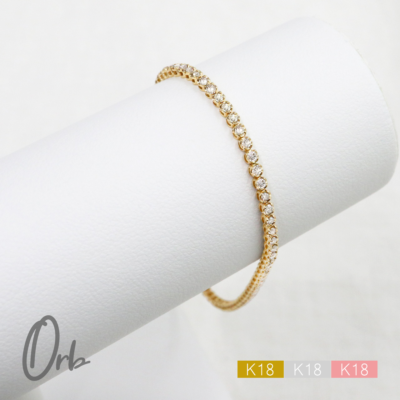 【楽天市場】k18 1ct ダイヤモンド テニス ブレスレット レディース メンズ 男女兼用 ユニセックス ジュエリー 18金 イエローゴールド ダイヤ ダイア 1カラット テニスブレス 日本 ...