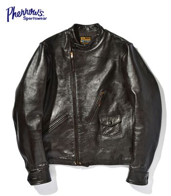 【楽天市場】PHEROW'S PHERROW'S フェローズ 茶芯|ホースハイド|ライダース|モーターサイクルジャケット『LEATHER ...