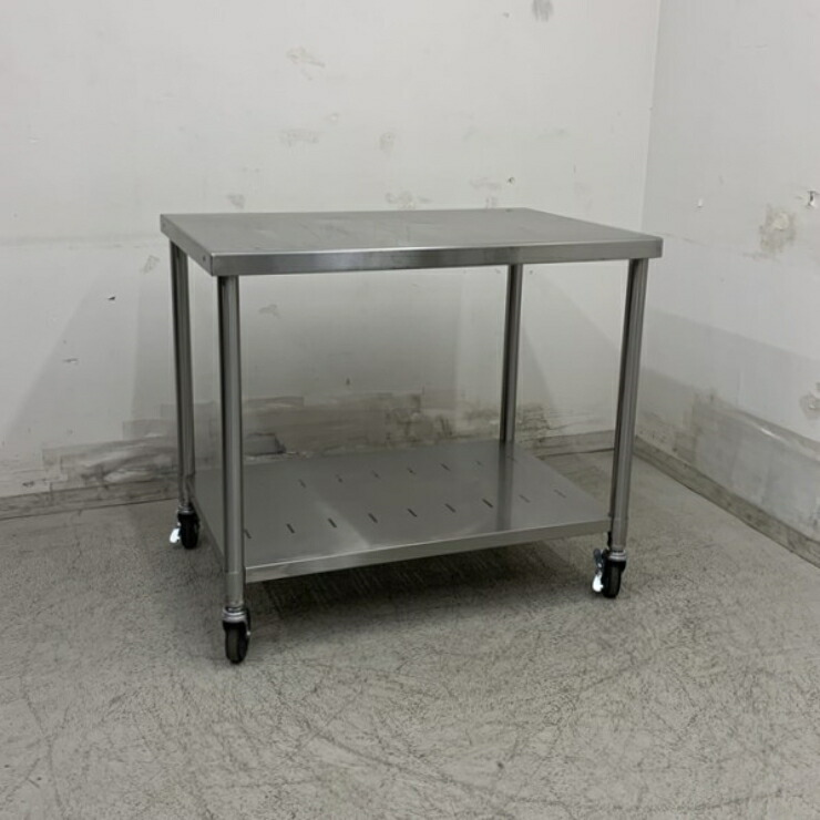 【楽天市場】【中古】 A08199 移動台 ステンレス 作業テーブル W900 x D600 x H800 mm 【業務用】【厨房用】【家財おまかせ便】：オリマックスキッチンプロショップ