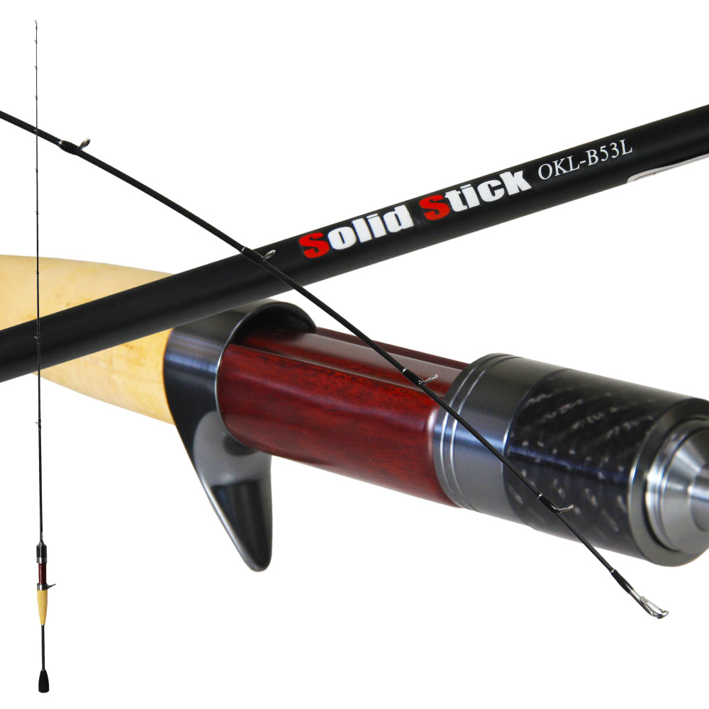 【楽天市場】おり釣具 キーパーラインコラボ カーボンソリッドベイトロッド KEEPER LINE SOLID STICK OKL B53L ...