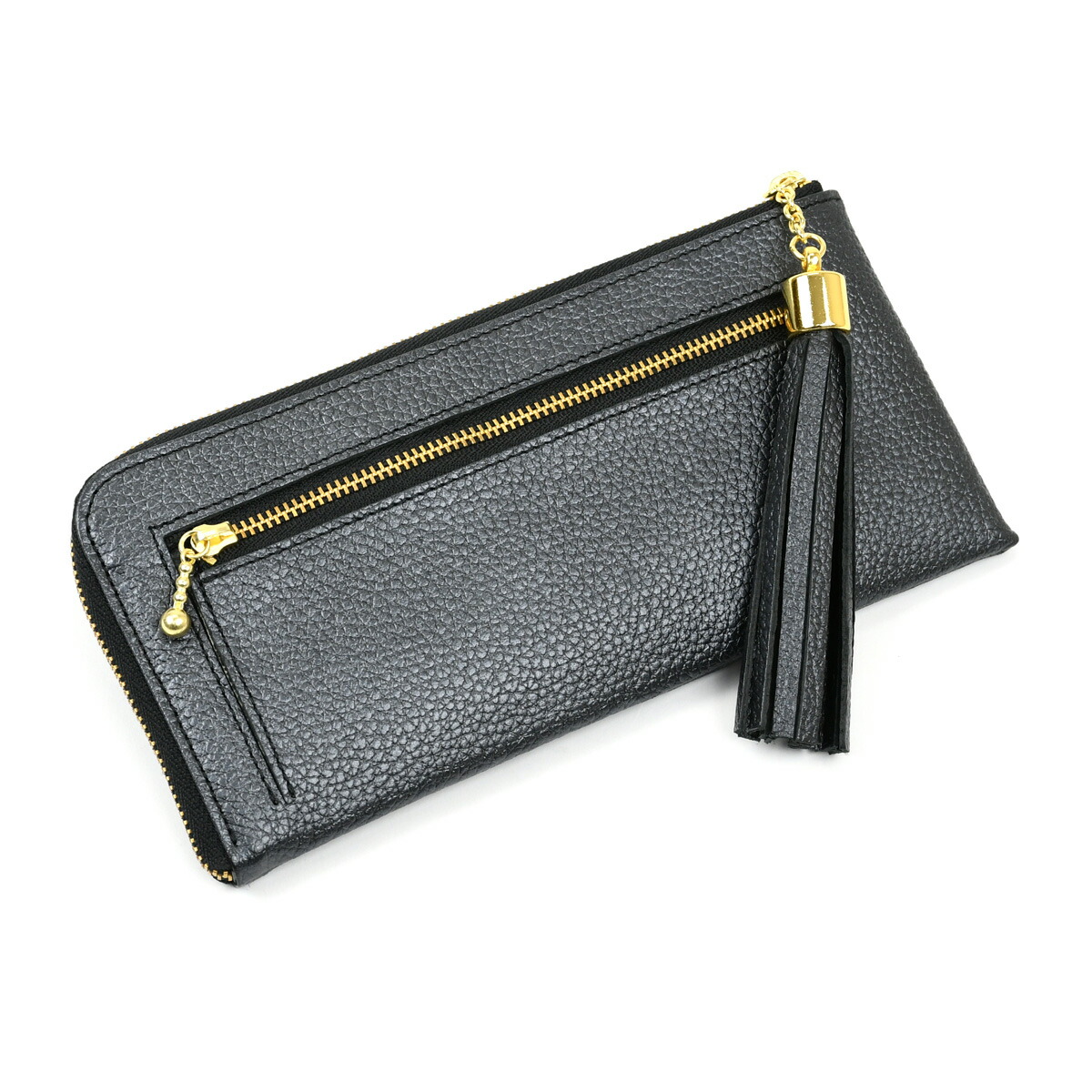 楽天市場】タッセルウォレット スムースレザー L-GRAY 日本製 長財布 L