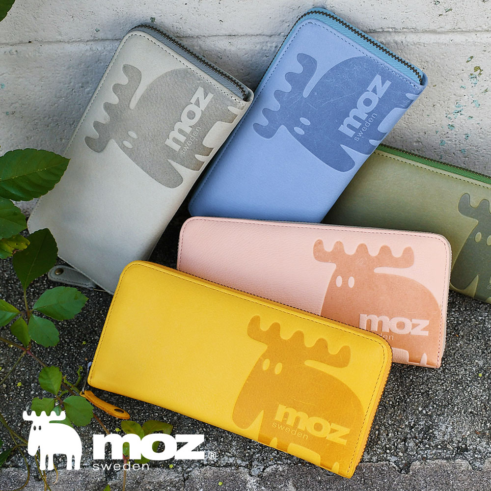 【楽天市場】moz モズ 長財布 ラウンドファスナー レディース 本革 大容量 カード14枚 Elk エルク 使いやすい ふかふか 柔らかい 革小物 レザー ラウンドジップ 牛革 ラウンド型 ...