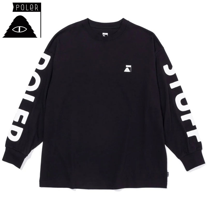 【楽天市場】ポーラー POLER POLER STUFF RELAX FIT L/S TEE ( ブラック 黒 BLACK ) ポーラーロンT POLERロンT ポーラー長袖 POLER長袖 ...