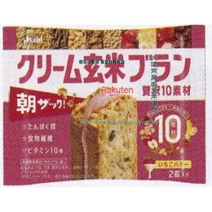 【楽天市場】大阪京菓 ZRxアサヒフード 50G クリーム玄米ブラン 贅沢10素材 いちごバター×72個【x】【送料無料（沖縄は別途送料）】：大阪京菓楽天市場店