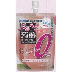 【楽天市場】大阪京菓 ZRxオリヒロ 130G ぷるんと蒟蒻ゼリースタンディング カロリーゼロ白桃×96個【xw】【送料無料（沖縄は別途送料）】：大阪京菓楽天市場店