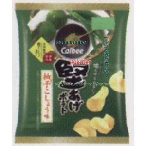 【楽天市場】大阪京菓 ZRxカルビー 60G 堅あげポテト柚子こしょう味×24個【xw】【送料無料（沖縄は別途送料）】：大阪京菓楽天市場店