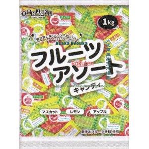 【楽天市場】大阪京菓 ZRx扇雀飴本舗 1KG フルーツアソートキャンディ×8個【xeco】【エコ配 送料無料 （沖縄県配送不可 時間指定と夜間お届け不可）】：大阪京菓楽天市場店
